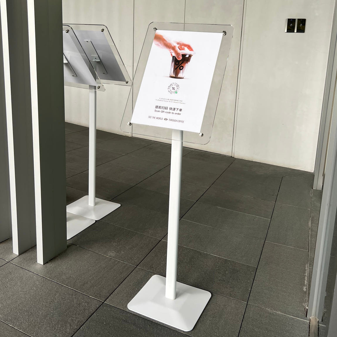 Floor Stand Sign Holder Displays – Willit Retail Display