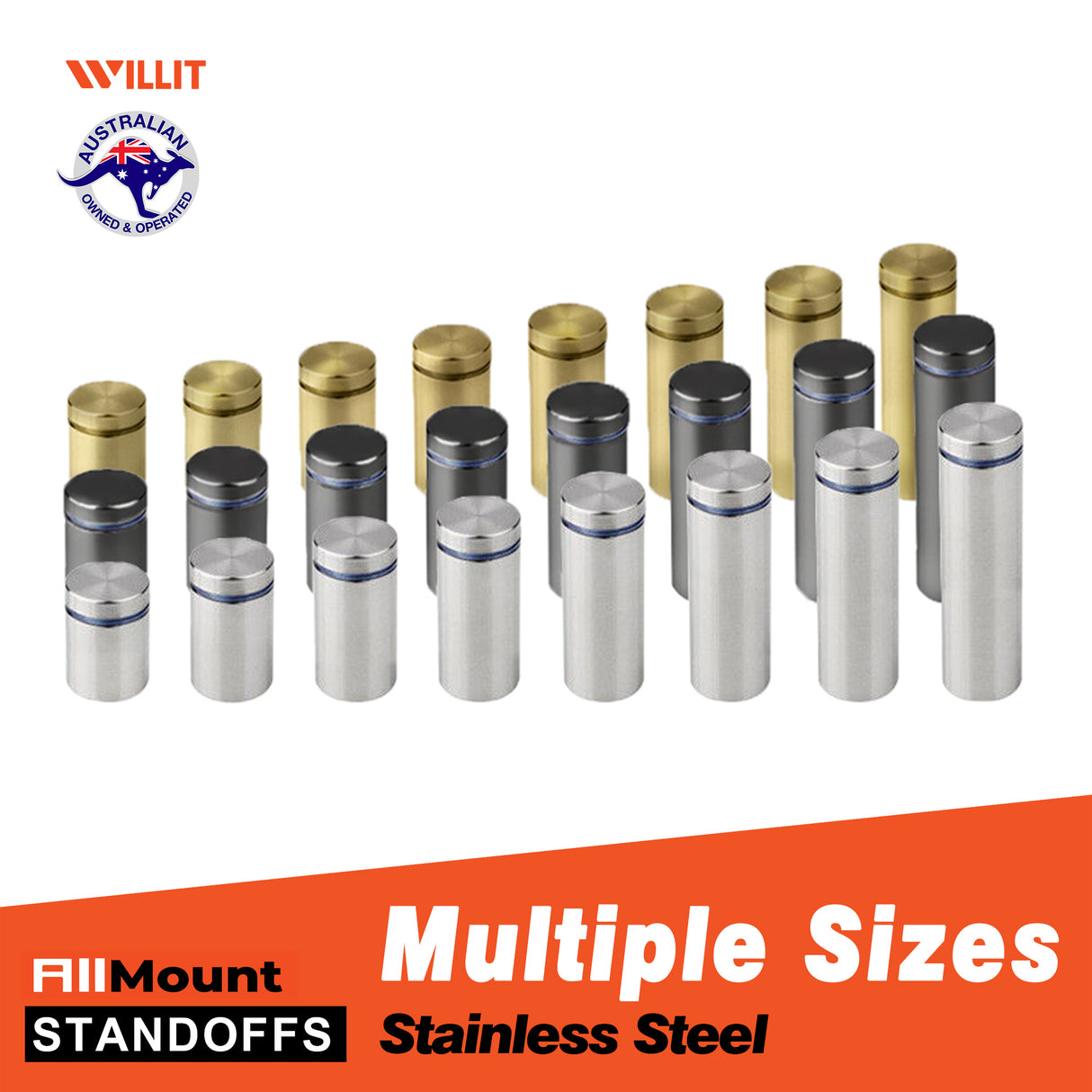 Standoff Kit - Stainless Steel – Willit Retail Display