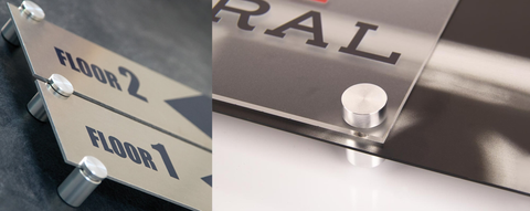 Standoffs Kit - Anodised Aluminium – Willit Retail Display